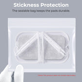 AUVON TENS Unit Pad Holders and Lead Wire Organizer 2 Packs, Holds 2"