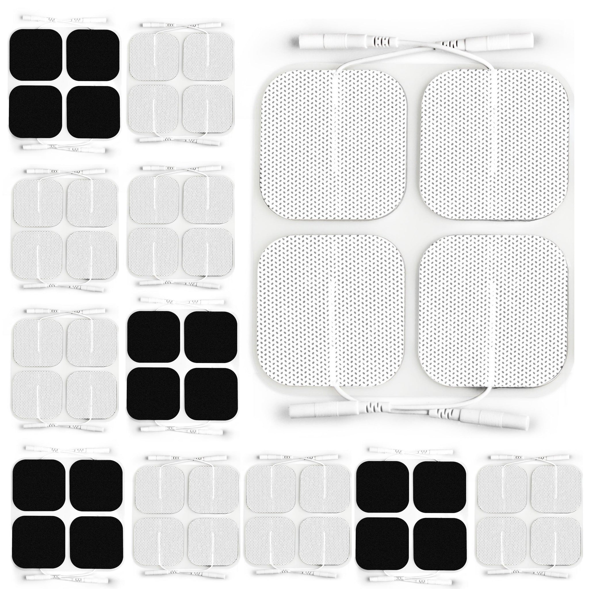 AUVON TENS Unit Replacement Pads 2"x2" 48 Pcs Value Pack, Reusable ...